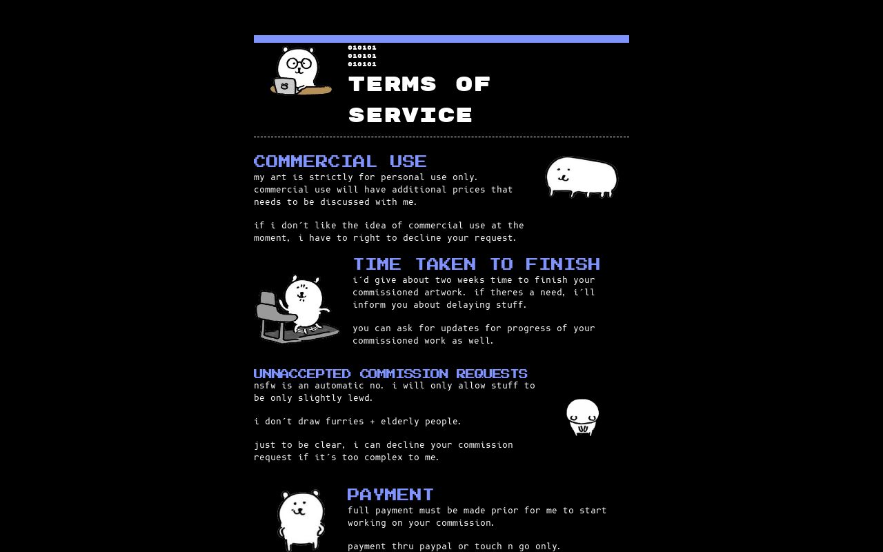 Terms of service